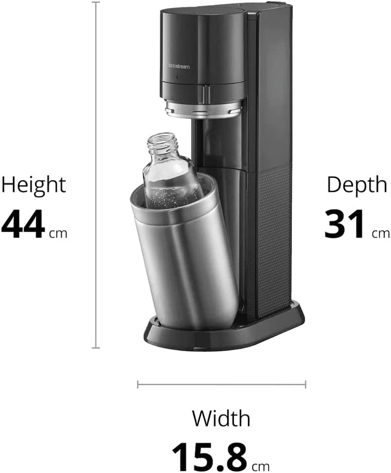 SodaStream Duo Sparkling Water Maker Machine, 1 Litre Reusable BPA Fre — REACTIVE Electronics