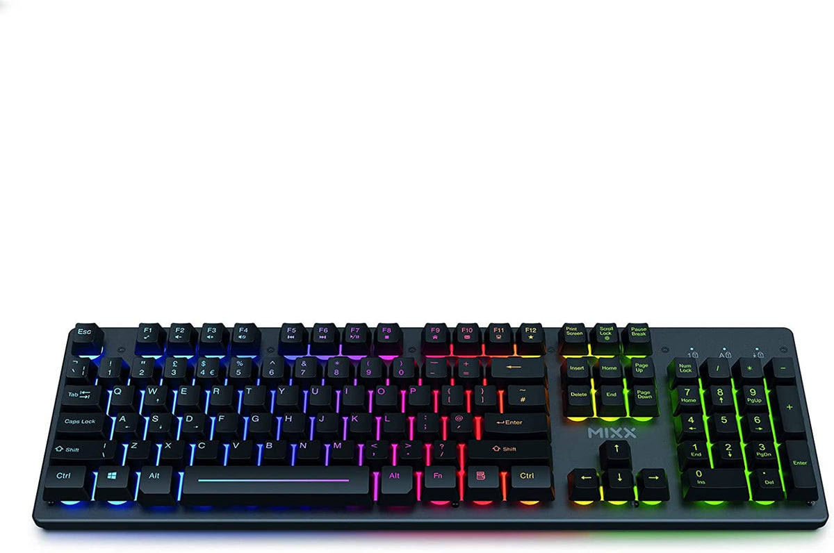 Mixx RapidX TAP Mechanical RGB UK Gaming Keyboard — REACTIVE Electronics